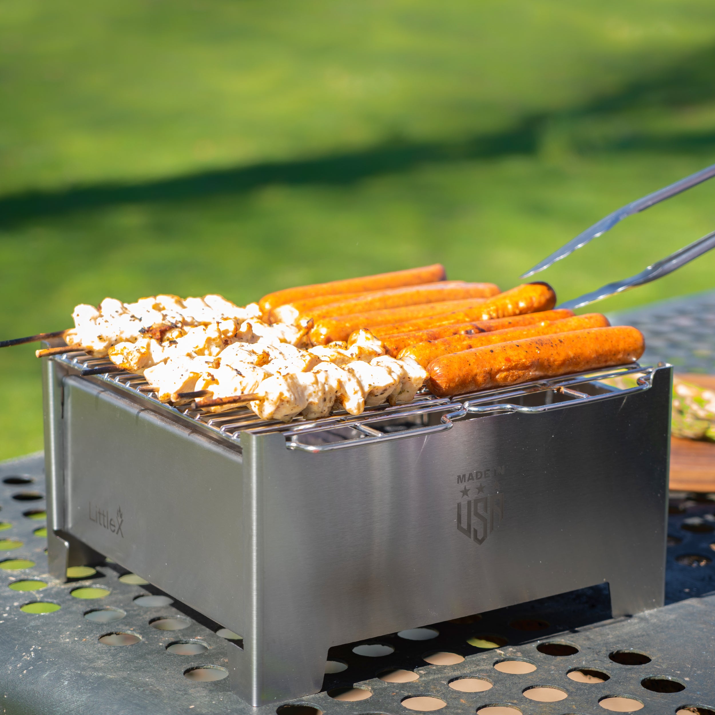 Stainless Steel Slot Grill 2025 New Slot Grill - Collapsible BBQ Grill ...
